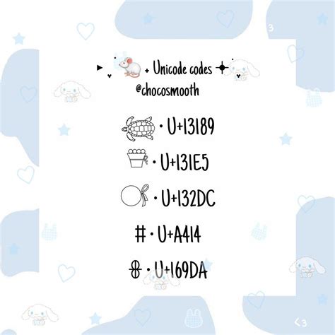 Unicode Pad Codes Símbolos Aleatória