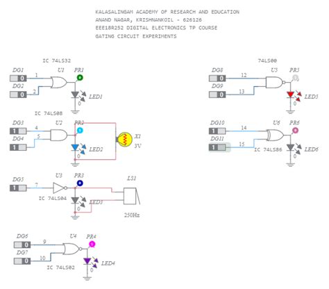 Gate Experiments Multisim Live