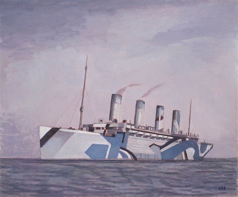 Rms Olympic In Dazzle Camouflage Razzle Dazzle Ships Dazzle Ship Art