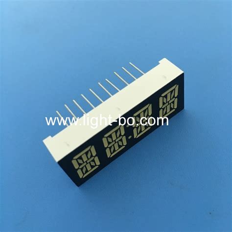 Ultra Bright White 04inch 4 Digit 14 Segment Alphanumeric Led Clock