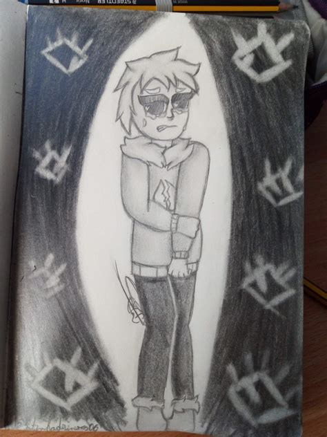 Fanart De Unlust Sans Diversidades Em Um Papel Amino