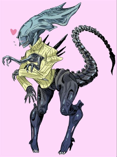 Alienxenomorph Queen In A Sweater Could Not Find Artist Rmoemorphism