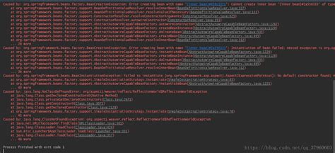 使用 Spring Aop 时报错aspectj Emptystackexception Csdn博客