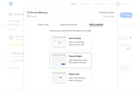 Integrate Calendly With Your One Page Site To Collect Appointments
