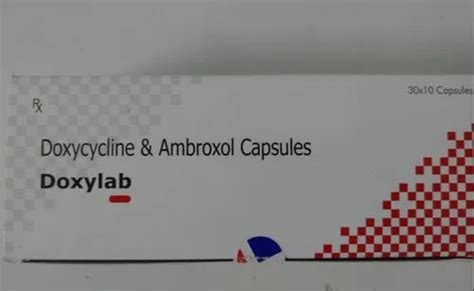 100mg Doxylab Doxycycline And Ambroxol Capsules At Rs 1749 Box In Tirupati Id 23510035573