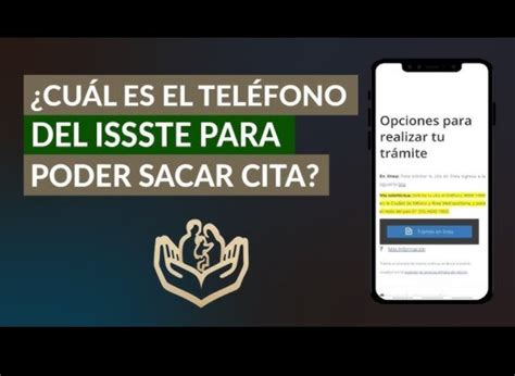 ¿cómo Obtener Tu Número Para Sacar Cita En El Issste