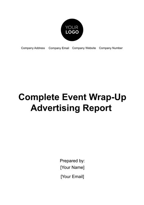 Free Advertising Report Templates To Edit Online And Print