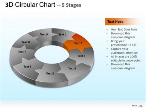 PowerPoint Layout Teamwork Circular Chart Ppt Template