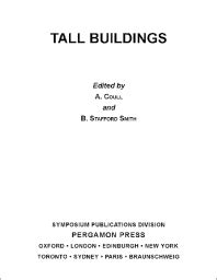 Tall Buildings 1st Edition Elsevier Shop