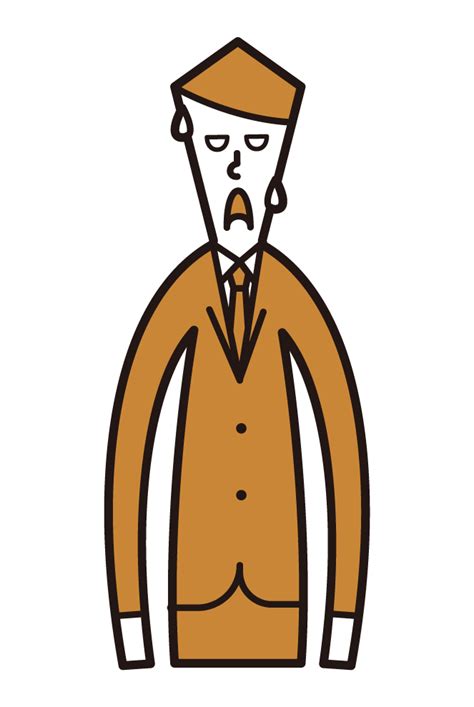역겨운 사람 남성의 일러스트 무료 일러스트 소재집 Kukukeke