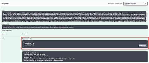 Use Machine Learning To Extract Information From Documents With Swagger Ui Sap Tutorials
