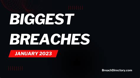 Top 3 Data Breaches Of January 2023 Breachdirectory Blog