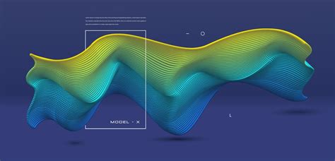 Modern Colorful Particle Wave Background With Conceptual Element Design