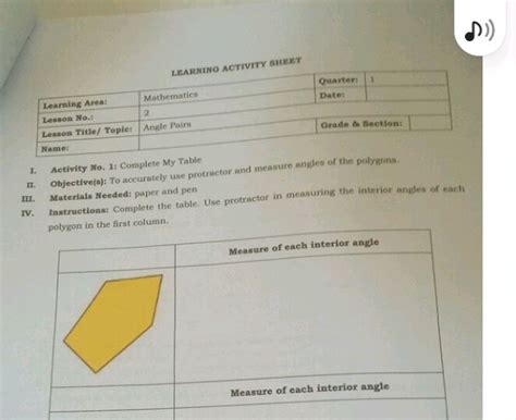 LEARNING ACTIVITY BHEET D Learning Area StudyX LEARNING ACTIVITY BHEET D Learning Area StudyX