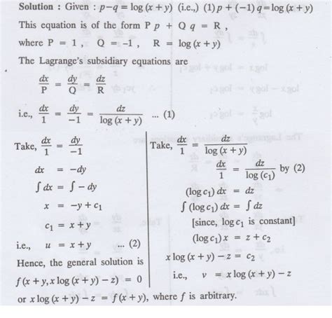 Problems Based On Lagrange S Linear Equation Method Of Grouping Examples