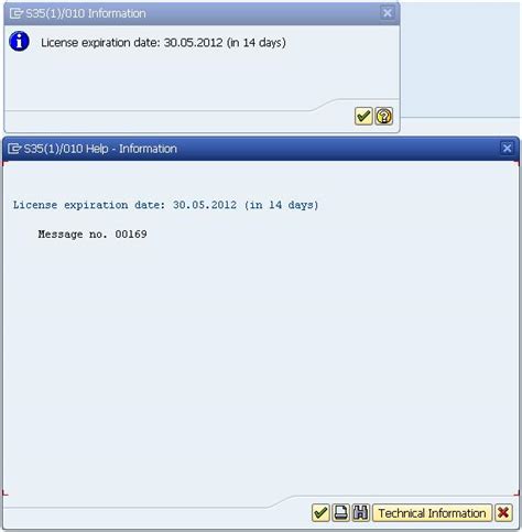 Martin Maruskin Blog Something About SAP SAP License Expiration Message