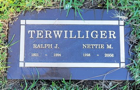 Ralph Joseph Terwilliger 1921 1994 Find A Grave Memorial