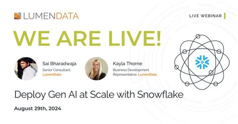 Webinar Snowflake Genai Cortexai Snowpark Machinelearning