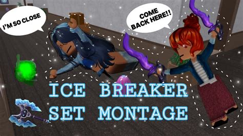 Mm2 Ice Breaker Set Montage Karly4life Youtube