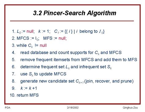 Pattern Decomposition Algorithm For Data Mining Frequent Patterns