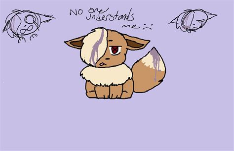Edgy Eevee Part 2 Redraw By Dapperzoruaxvaporeon On Deviantart