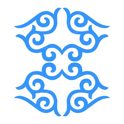 Казахский орнамент Oyu Ornek Премиум вектор