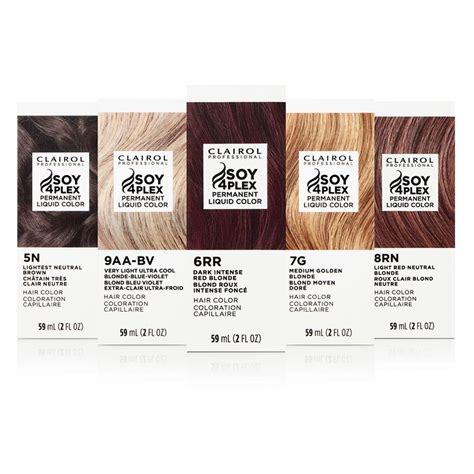 Clairol Soy 4plex Creme Color Chart