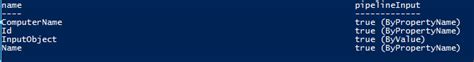 Determine Which Parameters Support Pipeline Input Learn Powershell