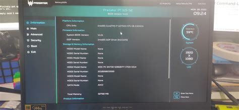 How To Change SATA Mode To AHCI No Setting On BIOS ACER SWITCH 5 SW512 52 Acer Community