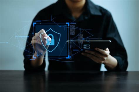 Premium Photo Cybersecurity And Privacy Concepts To Protect Data Lock Icon And Network