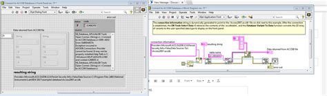 Solved Ni Expample Database Conrrctivity Toolkit Connect To Accdbvi Is Not Working With Ms