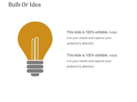 Bulb Or Idea Ppt PowerPoint Presentation Pictures Introduction