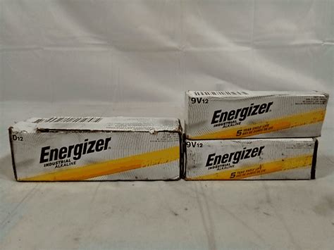 Assortment Of 3 Energizer Industrial Alkaline Batteries Dutch Goat