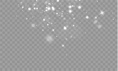 화이트 보케 라이트 투명한 배경에 우아하고 몽환적이며 축제 같은 디자인 요소를 위해 반짝이는 입자와 떠 있는 빛의 구체가 있는 부드럽고 흐릿한 글로우입니다 0명에 대한 스톡
