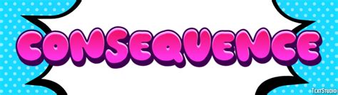 Consequence Text Effect And Logo Design Word