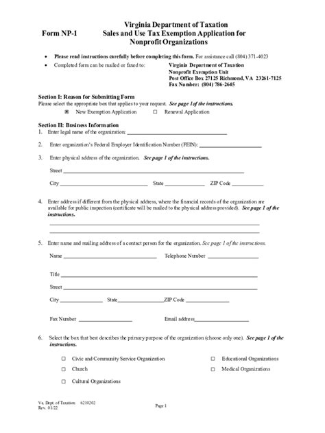 Virginia Tax Exempt Form Fill Out And Sign Online Dochub