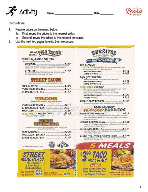 Rounding Decimals Money Free PDF Download Learn Bright