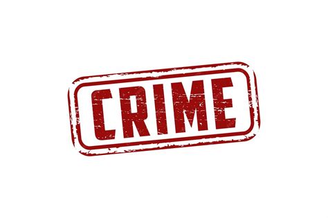 Crime Grunge Rubber Stamp Premium Vector