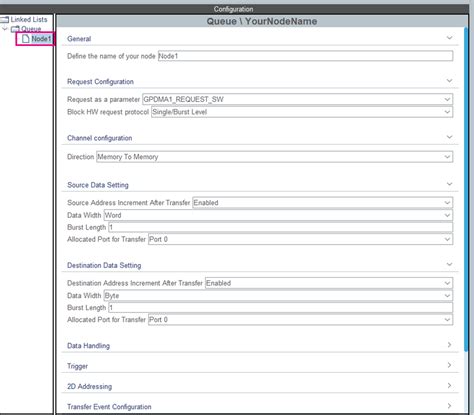 How To Configure The Linked List Mode In Stm32cube Stmicroelectronics Community