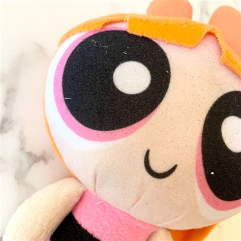 Cartoon Network Powerpuff Girls Blossom Plush Doll Pink Stuffed 9” Toy