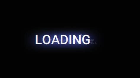 Glowing Loading Message Screen Stock Footage Video Of Interface