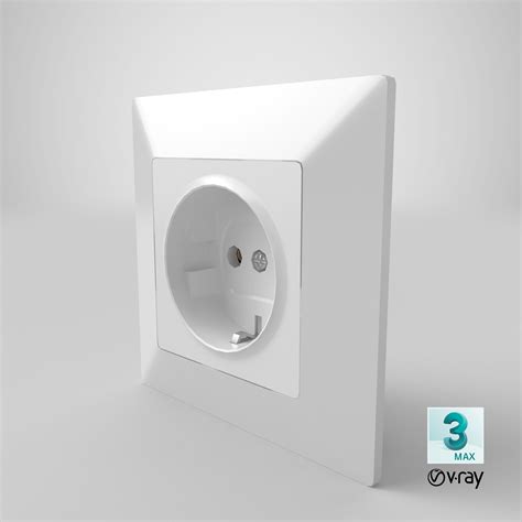 Socket 3d Model 29 Usd Fbx Gltf Obj Ma Max Upk Unitypackage