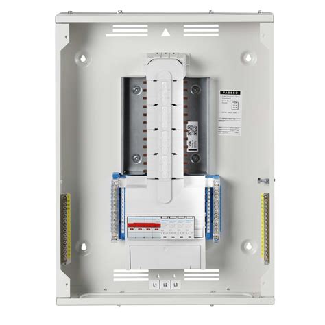 hager 8 way 125a tp n type b distribution board with incomer and type 2