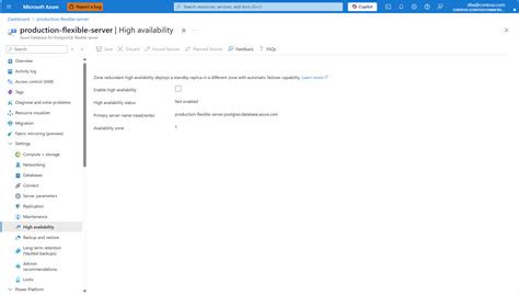 高可用性の構成 Azure Database For Postgresql Microsoft Learn