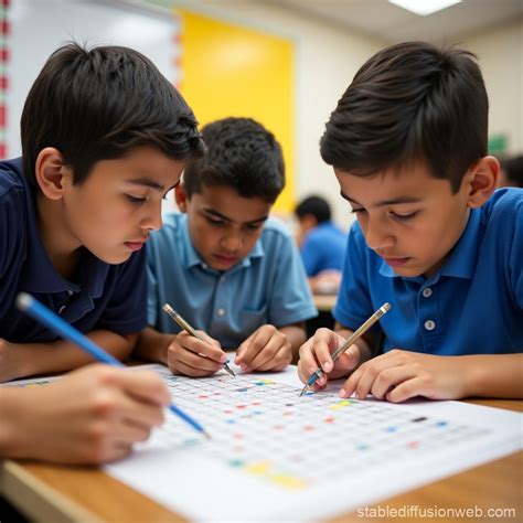 Stem Crosswords In School Stable Diffusion Online