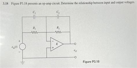 Solved Determine The Relationship Between Input And Output