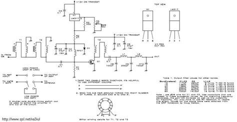 Designing An Hf Amplifier A Detailed Schematic