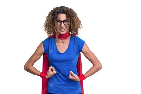 Superhero Impersonation Captured Portrait Of A Woman Woman Curly