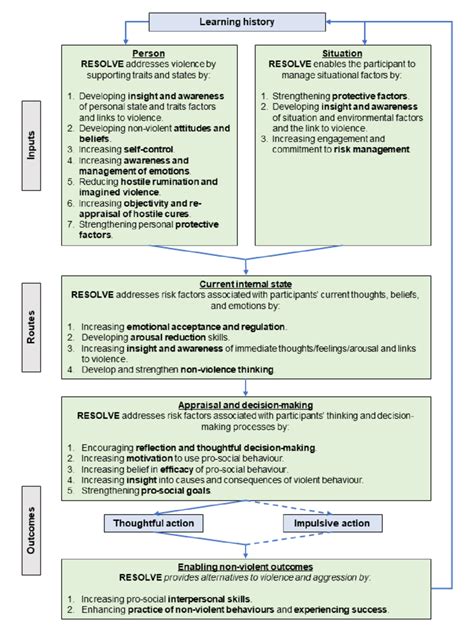 Figure A21 Resolve Model Of Offending Based On The General Aggression Figure A21 Resolve Model Of Offending Based On The General Aggression