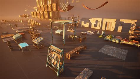 Market Street Environment Kit Unreal Engine Asset